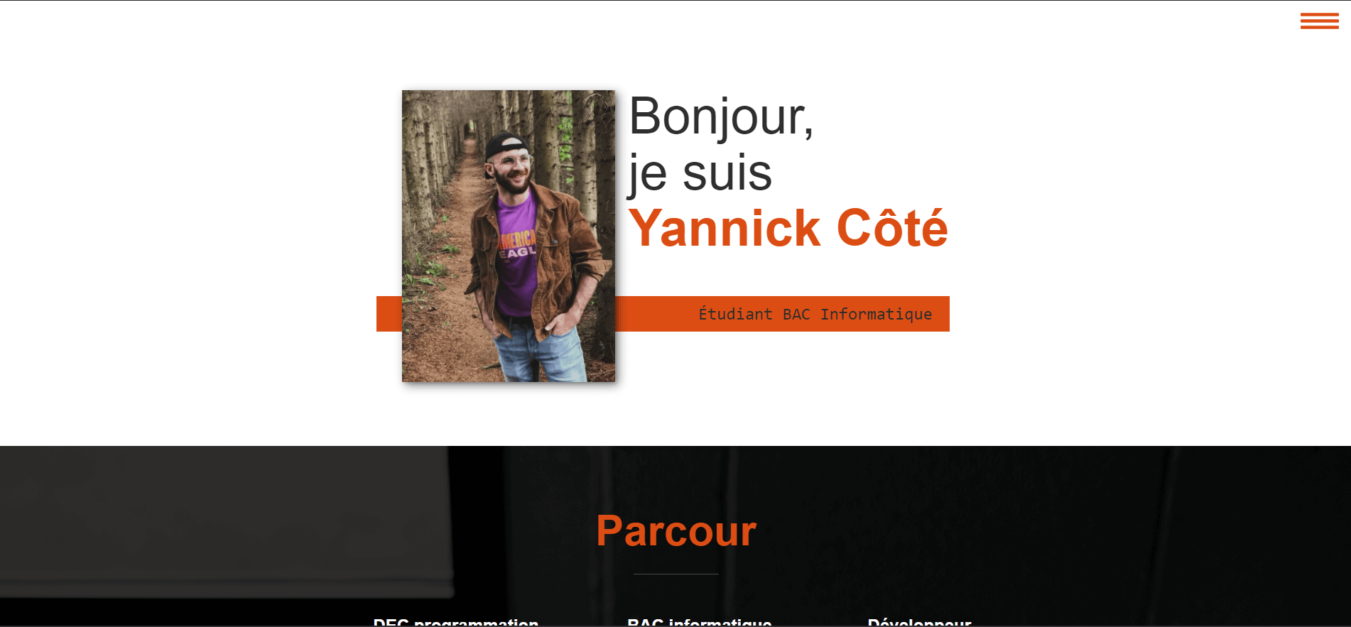 WebFolio Yannick